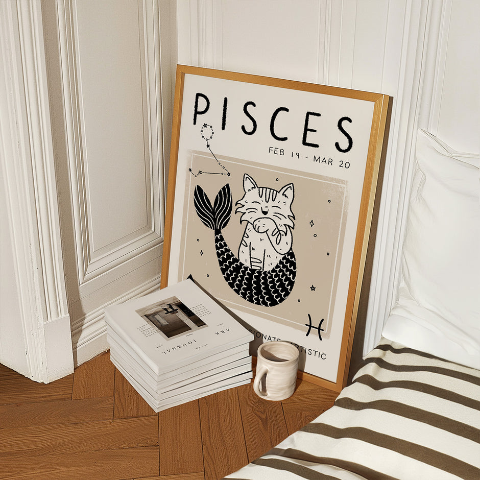 Cat astrology posters – Designed by Leanne