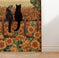 Personalised Cats in Sunflower Field Portrait Print (unframed ...